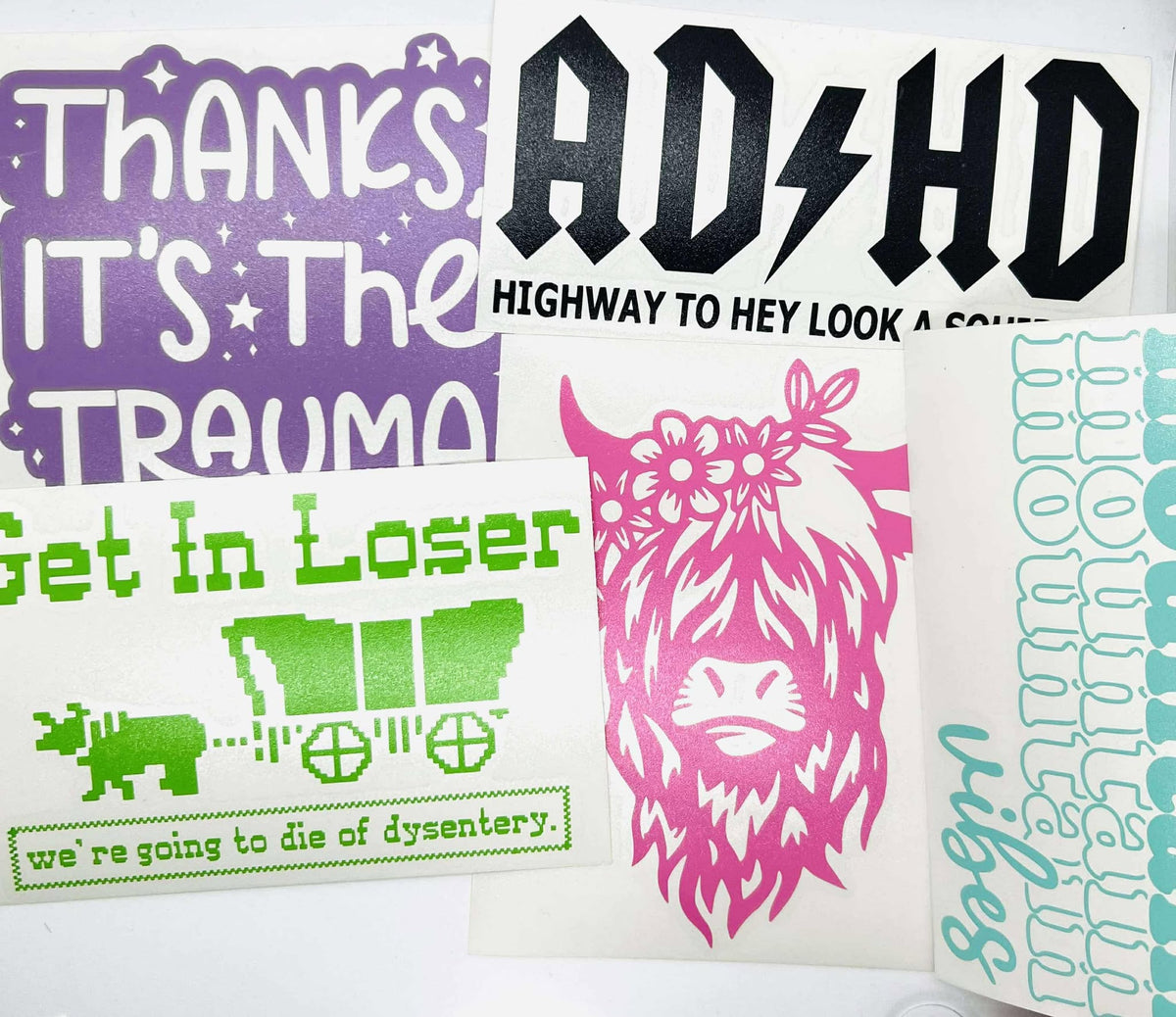 SAMPLE Pick Your Decal – Mystery Decals & Apparel